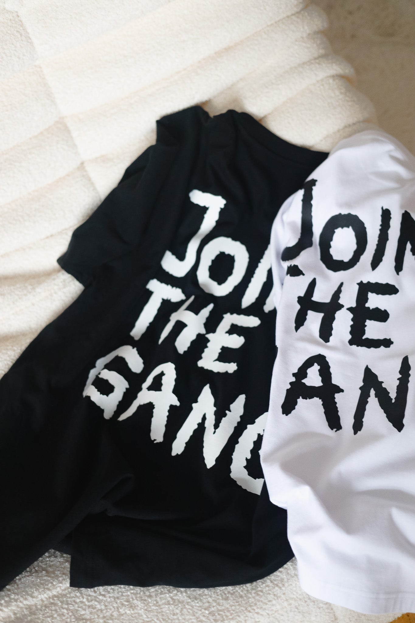 Shirt JOIN THE GANG black/ white